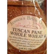 Jessica's Brick Oven Tuscan Pane Whole Wheat Bread: Calories, Nutrition ...
