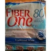 Fiber One Wraps, Traditional White: Calories, Nutrition Analysis & More ...