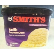 Smith's Ice Cream, Vanilla Flavored: Calories, Nutrition Analysis ...