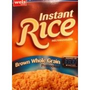 Weis Quality Instant Rice, Brown Whole Grain: Calories, Nutrition ...