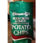 Stewarts Chips, Potato, Sour Cream & Onion: Calories, Nutrition ...