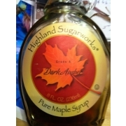 Highland Sugar Works Syrup, Pure Maple, Dark Amber: Calories, Nutrition ...