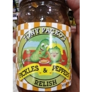 Tony Packo's Pickles & Peppers Relish: Calories, Nutrition Analysis ...