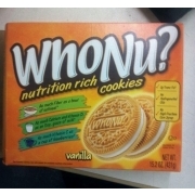 WhoNu? Cookies, Nutrition Rich, Vanilla: Calories, Nutrition Analysis ...