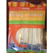 Meijer String Cheese: Calories, Nutrition Analysis & More | Fooducate