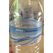 Meijer Natural Spring Water: Calories, Nutrition Analysis & More ...