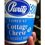Purity Lowfat Cottage Cheese: Calories, Nutrition Analysis & More ...