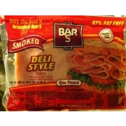Bar S Ham, Smoked, Deli Style: Calories, Nutrition Analysis & More ...