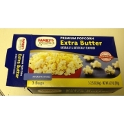 Family Gourmet Popcorn, Extra Butter: Calories, Nutrition Analysis ...