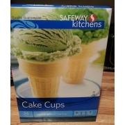Safeway Kitchens Cake Cups, Lightly Sweetened: Calories, Nutrition ...