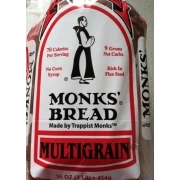 Monks Bread Multigrain Bread: Calories, Nutrition Analysis & More ...