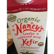 Nancy's Lowfat Kefir, Cultured Milk, Strawberry: Calories, Nutrition ...