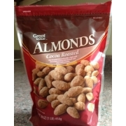 Great Value Almonds, Cocoa Roasted: Calories, Nutrition Analysis & More ...
