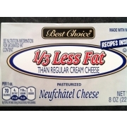 Best Choice Light Neufchatel Cream Cheese: Calories, Nutrition Analysis ...