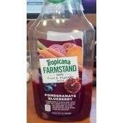 Tropicana Farmstand Fruit And Vegetable Juice, Pomegranate Blueberry ...