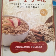 User added: Simply Fit whole oats and flax hot cereal cinnamon delight ...