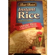 Best Choice Instant White Rice: Calories, Nutrition Analysis & More ...