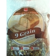 Harris Teeter Rich & Hearty Flavor 9 Grain Bread: Calories, Nutrition ...