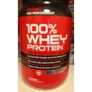 GNC Pro Performance 100% Whey Protein Powder: Calories, Nutrition ...