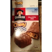 Quaker Chewy Dipps Chocolate Chip Granola Bars: Calories, Nutrition ...