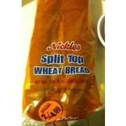 Nickles Split Top Wheat Bread: Calories, Nutrition Analysis & More ...
