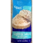 Great Value Rice Cakes, Lightly Salted: Calories, Nutrition Analysis ...