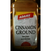 Adams Cinnamon, Ground: Calories, Nutrition Analysis & More | Fooducate