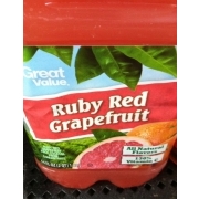 Great Value Juice Cocktail, Ruby Red Grapefruit: Calories, Nutrition ...