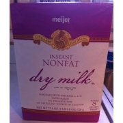 Meijer Instant Nonfat Dry Milk: Calories, Nutrition Analysis & More ...