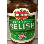 Del Monte Sweet Pickle Relish: Calories, Nutrition Analysis & More ...