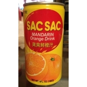 Sac Sac Mandarin Orange Drink: Calories, Nutrition Analysis & More | Fooducate