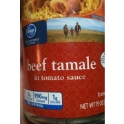 Kroger Beef Tamale In Tomato Sauce: Calories, Nutrition Analysis & More ...