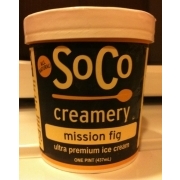 SoCo Creamery Ice Cream, Mission Fig: Calories, Nutrition Analysis ...