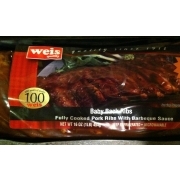 Weis Pork Ribs, Cooked: Calories, Nutrition Analysis & More | Fooducate