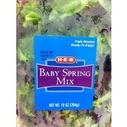 H-E-B Baby Spring Mix: Calories, Nutrition Analysis & More | Fooducate