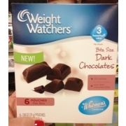 Weight Watchers Dark Chocolates, Bite Size: Calories, Nutrition ...
