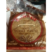 La Rosa 100% Whole Wheat Flour Tortillas: Calories, Nutrition Analysis ...