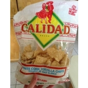 Calidad White Corn Tortilla Chips: Calories, Nutrition Analysis & More ...