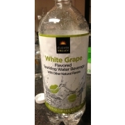 Clover Valley White Grape Flavored Sparkling Water: Calories, Nutrition ...