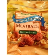 Farm Fresh Meatballs Fully Cooked, Italian Style: Calories, Nutrition ...