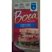 Boca Original Chicken Veggie Patties: Calories, Nutrition Analysis ...