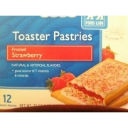 Food Lion Toaster Pastries, Frosted Strawberry: Calories, Nutrition ...