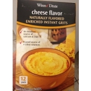 Winn Dixie Enriched Instant Grits, Cheese Flavor: Calories, Nutrition ...