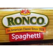 Ronco Spaghetti: Calories, Nutrition Analysis & More | Fooducate