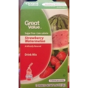 Great Value Drink Mix, Strawberry Watermelon: Calories, Nutrition ...