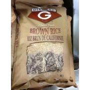 Diamond G California Grown Brown Rice: Calories, Nutrition Analysis ...