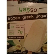 Yasso Vanilla Bean Frozen Greek Yogurt Bars: Calories, Nutrition ...