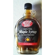 Western Family 100% Pure Maple Syurp: Calories, Nutrition Analysis ...