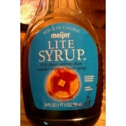 Meijer Lite Syrup: Calories, Nutrition Analysis & More | Fooducate