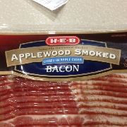 User added: HEB applewood smoked cured in apple cider bacon: Calories ...